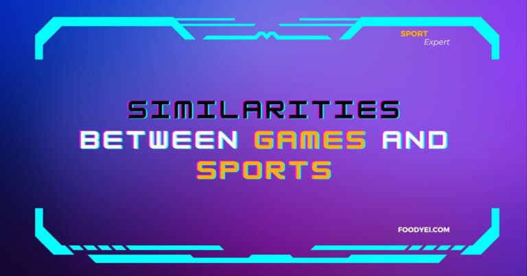 15 Similarities Between Games and Sports